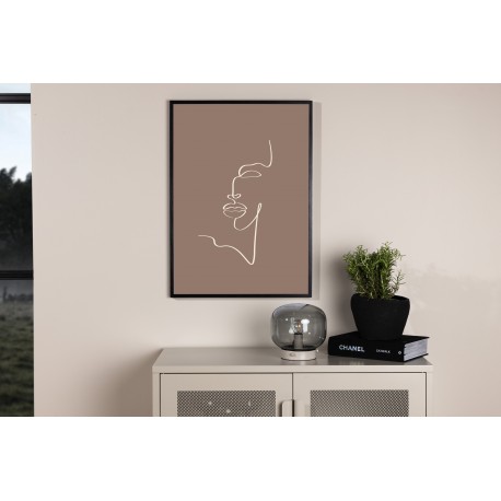 Siluette Plakat - Abstrakt Kunst i Beige