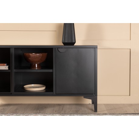 Piring TV-bord - Sort Stål, Moderne Design
